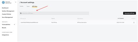 how to create and manage api keys knowledge base