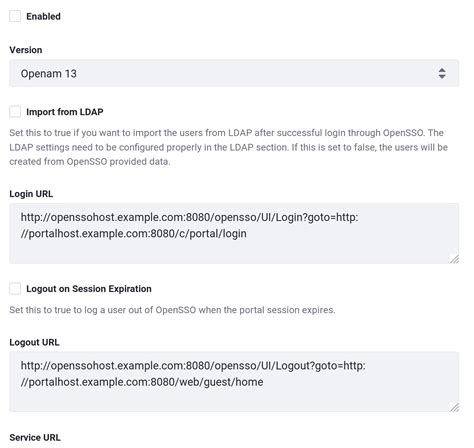Openam Single Sign On Authentication Liferay Help Center