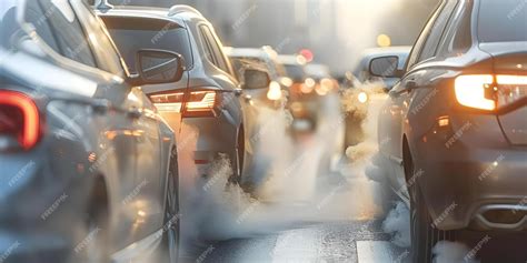 Reducing Air Pollution From Traffic Congestion Concept Traffic Congestion Air Pollution