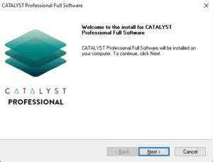 Standalone Dongle Less Installation Catalyst Professional Catalyst Earth