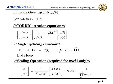 Ppt Efficient Cordic Algorithm For Signal Processing In Vlsi Design