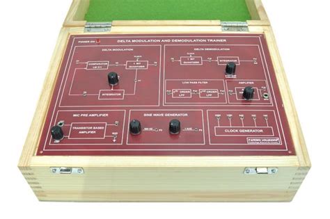 Delta Modulation And Demodulation Trainer