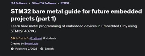 stm32 bare metal guide for future embedded projects part 1