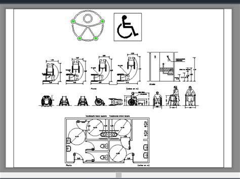 Universal Accessibility Symbol In Autocad Cad 2746 Kb Bibliocad