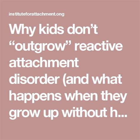 Best Reactive Attachment Disorder Rad Images On Pinterest Reactive Attachment Disorder