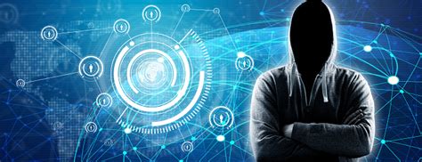 Anonymous Internet Hacker In Front Of Computer Web Crime Concept Stock