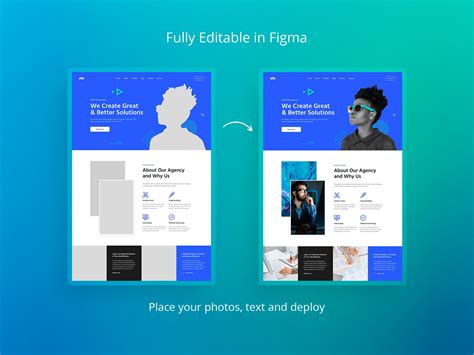 Creative Studio Figma Template UI Design Urho Agency Portfolio Components Webdesign
