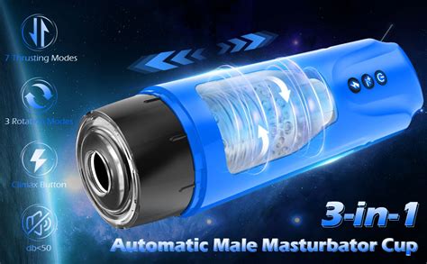 Amazon.com: Automatic Male Masturbator, DANKIS Men's Automatic Stroker with 7 Powerful Thrusting ...