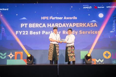 Berca Hardayaperkasa Berhasil Raih 3 Penghargaan Di Hpe Partner Awards 2023 Berca Hardayaperkasa