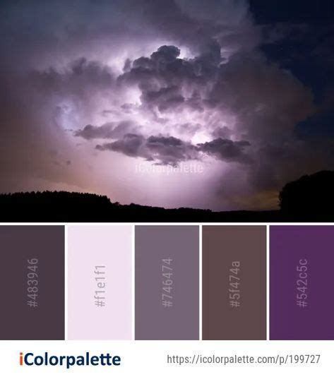 Lightning Storm Color Palette