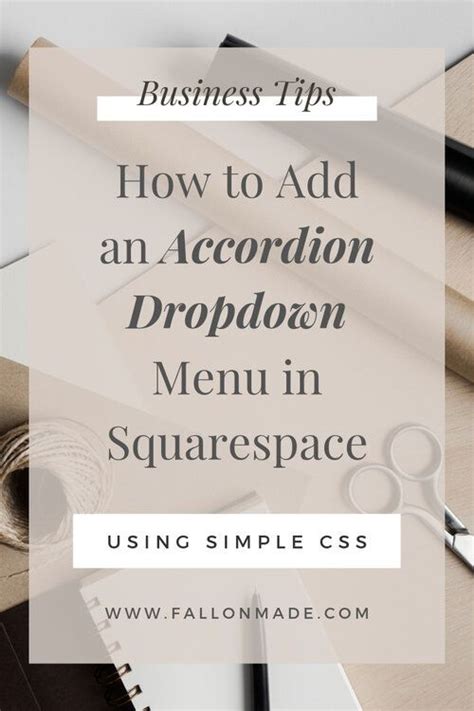 How To Add An Accordion Dropdown In Squarespace Using Css Artofit