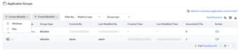 create custom rule for applications manageengine application control plus