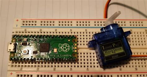 Control A Servo Motor Sg90 Using A Raspberry Pi Computer Board