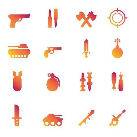 Weapon Icon Vector Design 6114634 Vector Art At Vecteezy