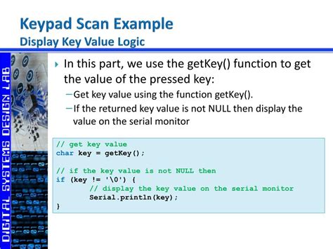 Ppt Digital Inputs Interfacing Keypad Powerpoint Presentation Free