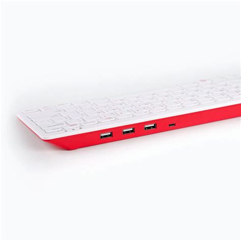 Official Raspberry Pi Us Keyboard Whitered Elektor