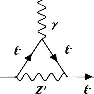 Feynman diagram for electron and muon g 2 l e µ with mediator Z Download Scientific