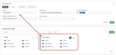 7 Organizations — Ansible Tower User Guide V386