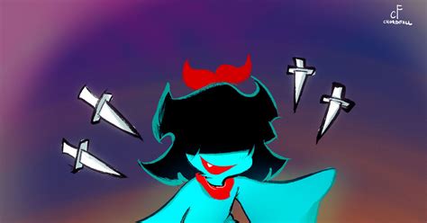 Fanart Aqua Deltarune Aqua Pixiv