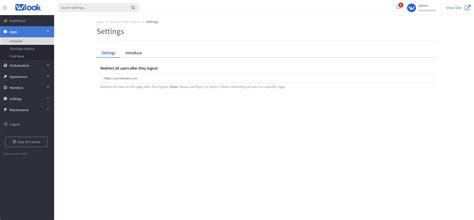 redirect users to specific url when they log out phpfox store
