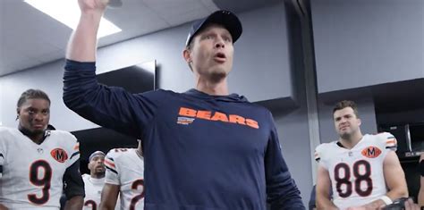 Inside The Bears Locker Room With A Fired Up Ben Johnson After