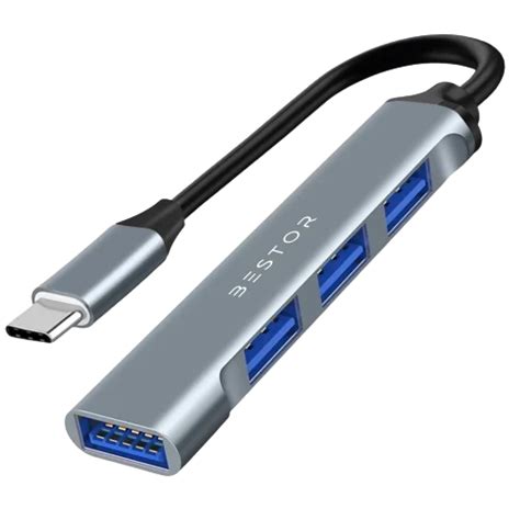 4 In 1 Type C Usb Hub At ₹ 339 00 Usb Pocket Hub यूएसबी हब Bestor India Private Limited