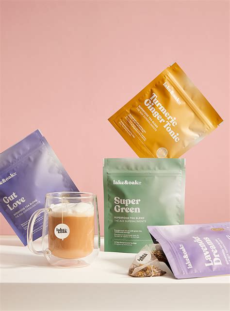 All Day Wellness Tea Set Set Of 4 Lake And Oak Tea Co Simons