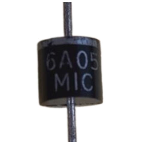 Kit Com 08 PeÇas Diodo 6a05 6a5 Mic Gold News Eletrônica Ltda