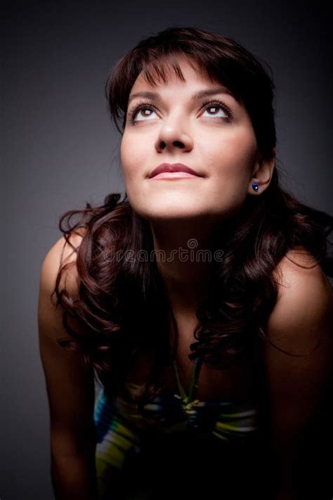 Glamour Portrait Of Beautiful Women Stock Photo Image Of Dark Hair