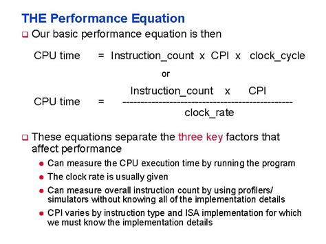Cs 35101 Computer Architecture Week 9 Understanding Performance