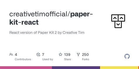 GitHub Creativetimofficial Paper Kit React React Version Of Paper Kit By Creative Tim
