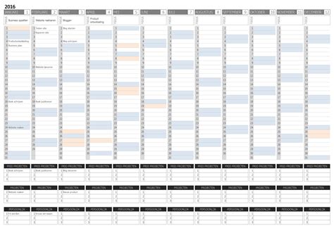 Business Planner In Excel