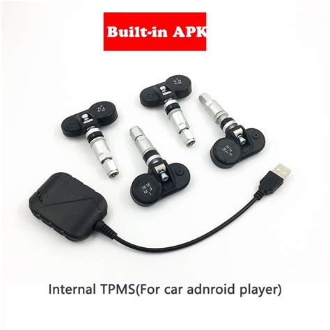 USB TPMS Internal Tire Pressure Monitor Large Screen Android Navigation Dedicated Tire Pressure