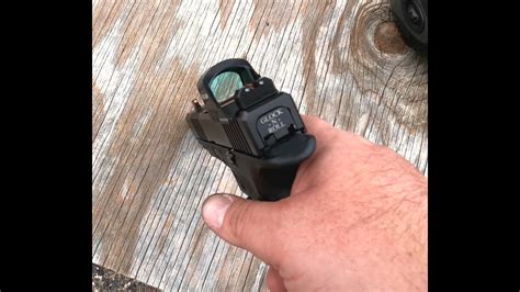 Glock Brownell S RMR Slide Back At The Range