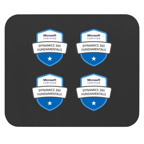 Dynamics 365 Fundamentals Certification Sheet Style Mouse Pads Sold By Tom Wendling Sku