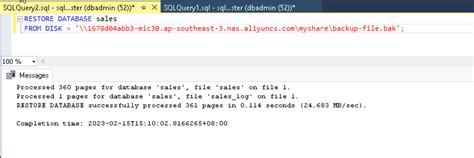 Backing Up A Self Managed Sql Server On Alibaba Cloud Alibaba Cloud Community