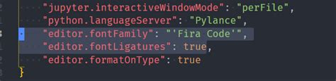 vscode firacode 字体安装与设置 csdn博客