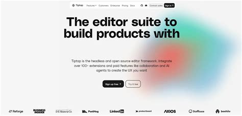 Tiptap Headless Editor Toolkit For Custom Content Experiences Aitoolnet