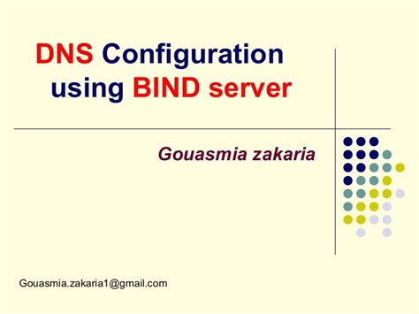 Dns Configuration Using Bind Server