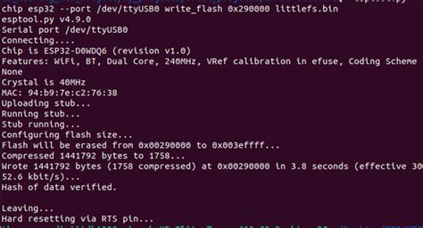 how to upload files to esp32 littlefs file system 9 steps instructables