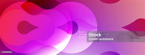 Abstract Gradients Overlapping Circles Create Dynamic Visual Effect Modern Design Vibrant Colors