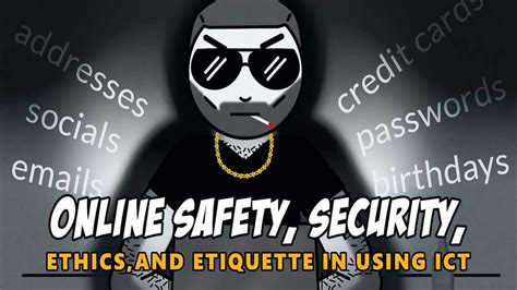 Online Safety Security Ethics And Etiquette Standards Pptx