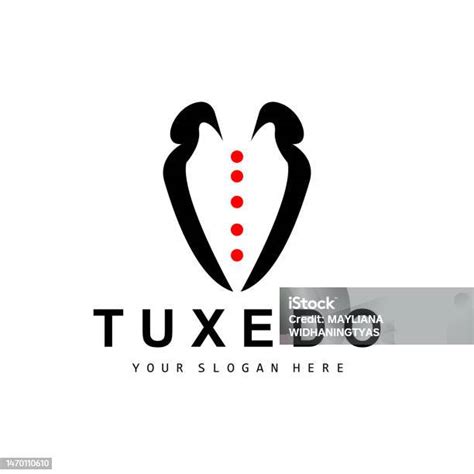 턱시도 로고 정장과 넥타이 벡터 남자 정장 드레스 재단사 디자인 나비 넥타이 Bowtie 아이콘 빈티지 클래식 일러스트 레이 션 0명에 대한 스톡 벡터 아트 및 기타 이미지