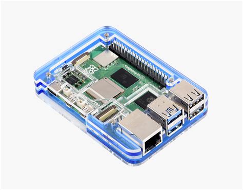Raspberry Pi 5 Kućište Plavo Malina314