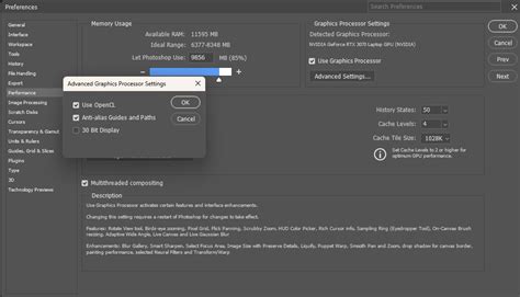 some graphics processor settings are missing adobe community 13591676