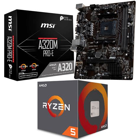 Kit de actualización PC AMD Ryzen 5 2600 MSI A320M PRO-E - Kit ...
