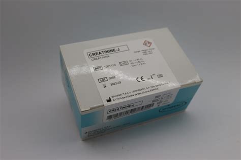 Creatinine J Creatinina Ref 1001110 Cont Lot 0302 2022 03 Ce Spinreact