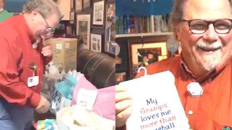 First Time Grandpa Gets Grandpa Shower Surprise Daniel D