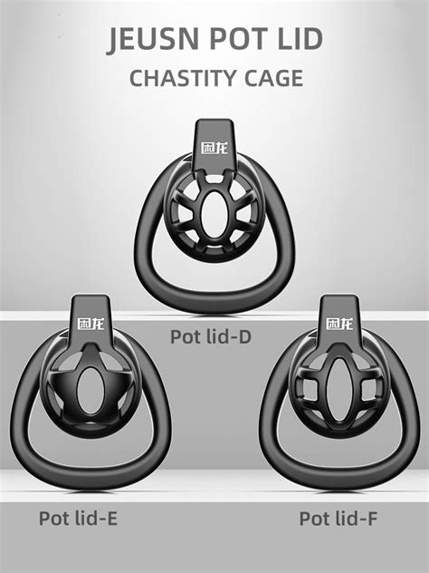 Jeusn Male Pot Lid Chastity Cage Invisible Lock Chastity Device Lightw Jeusn Brand Store