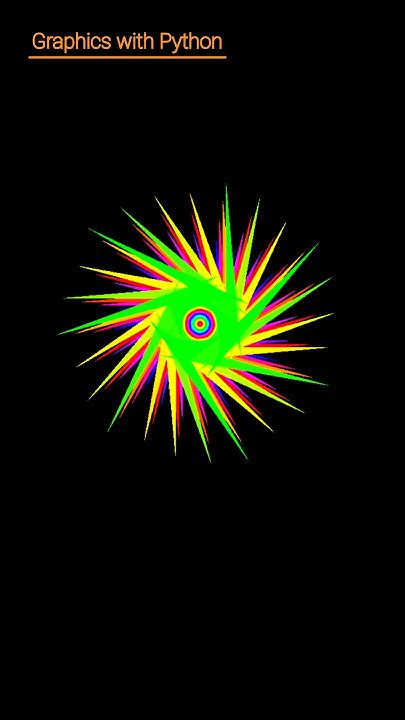 Python Graphics Pattern Python Coding Shorts Youtube